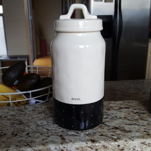 Other | 1 Tall Rae Dunn Container Stash | Poshmark